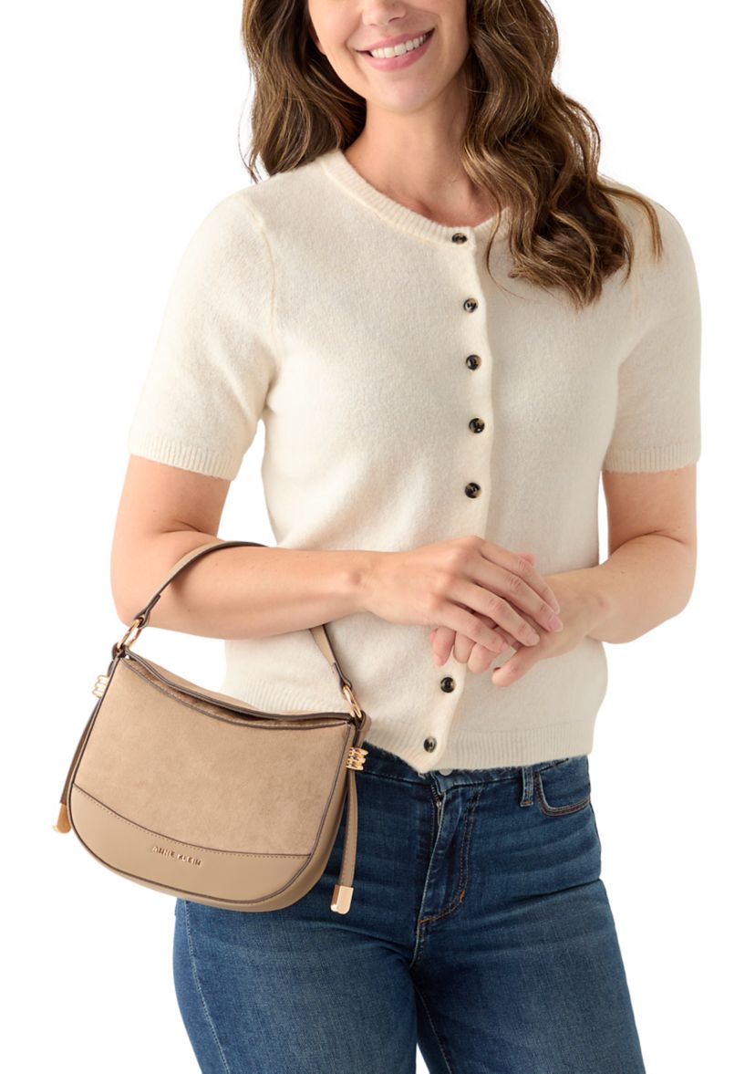 Anne Klein Small Rounded Crossbody with Detachable Strap | Belk
