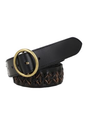 Frye 38 Millimeter Woven Leather Belt | belk