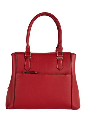 Mathew + Julian Faux Leather Satchel | belk