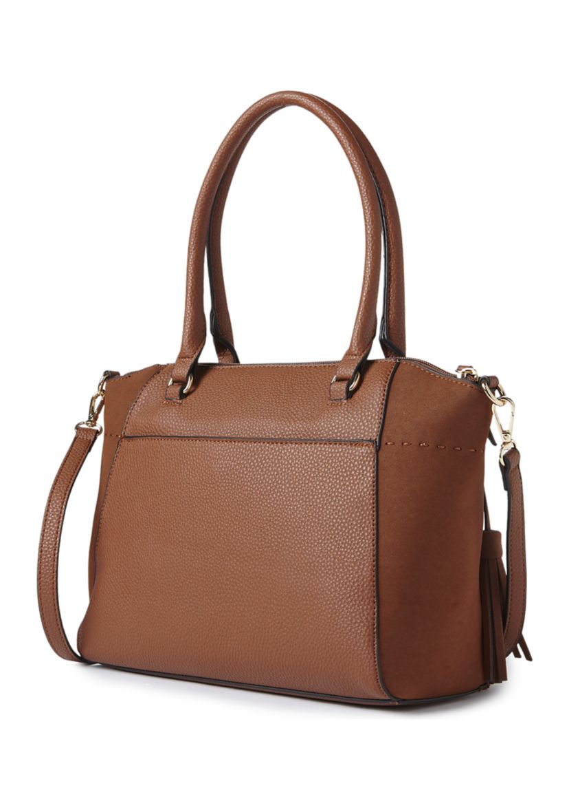 Mathew + Julian Faux Leather Satchel | Belk
