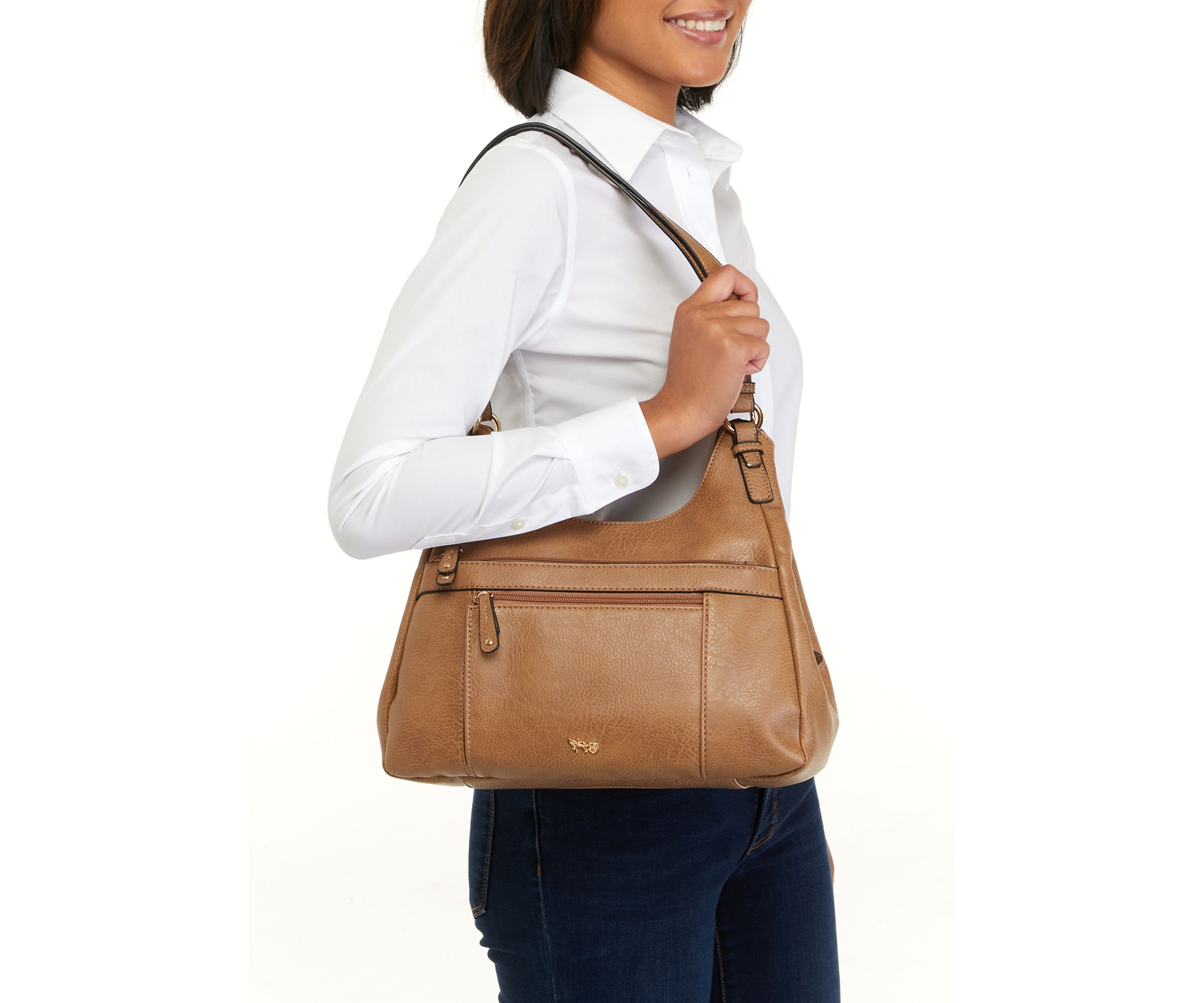 Mathew + Julian Faux Leather Shoulder Bag | Belk