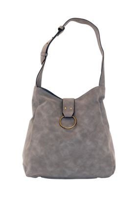 Wonderly Hobo Bag with O-Ring Accent | belk