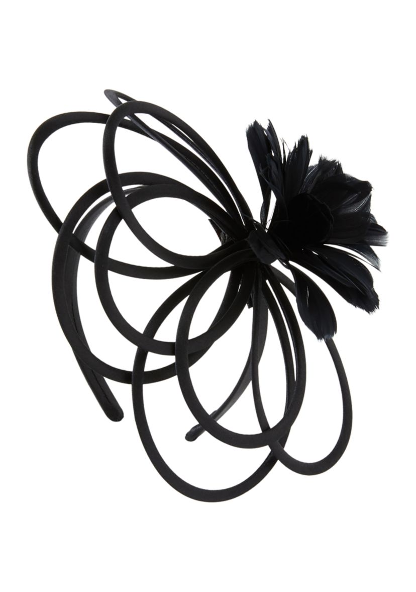 Bellisima Feather Flower Fascinator | Belk