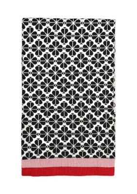 kate spade new york® Spade Flower Stripe Knit Scarf | belk