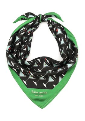 kate spade new york® Martini Geo Silk Bandana | belk
