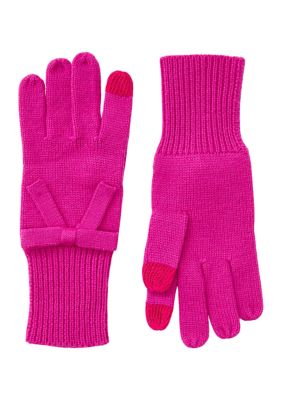 kate spade new york® Solid Bow Gloves | belk