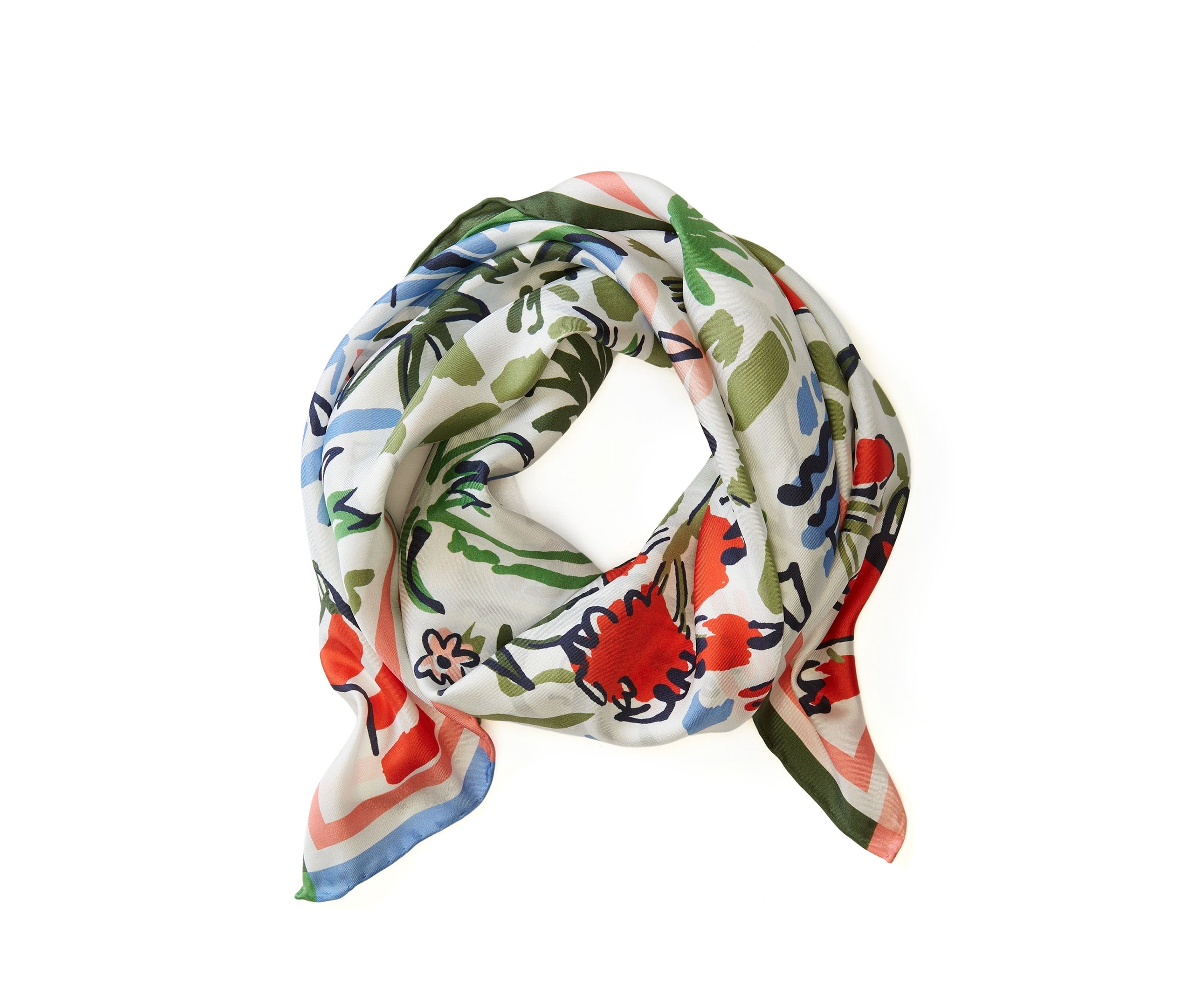 kate spade new york® Coastal Scene Silk Bandana | Belk