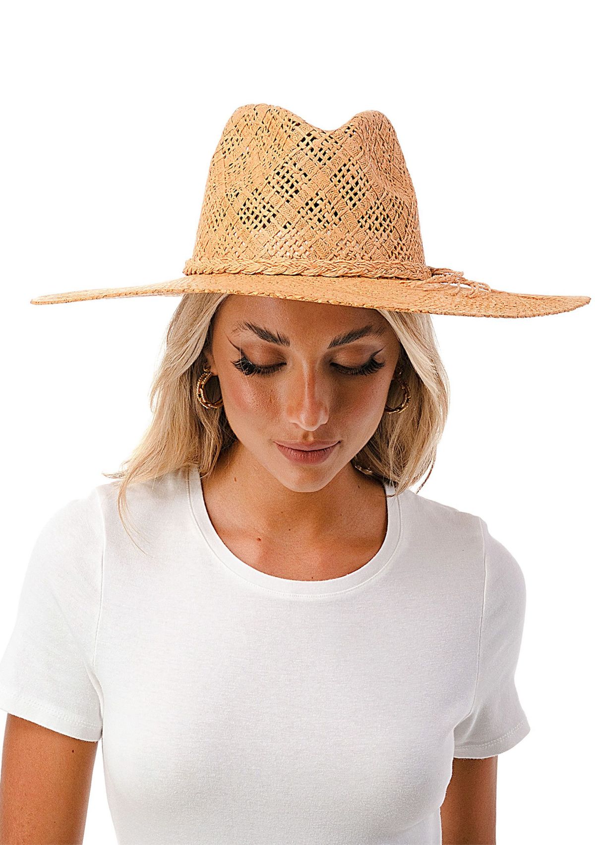Marcus Adler Wide Brim Straw Hat | Belk