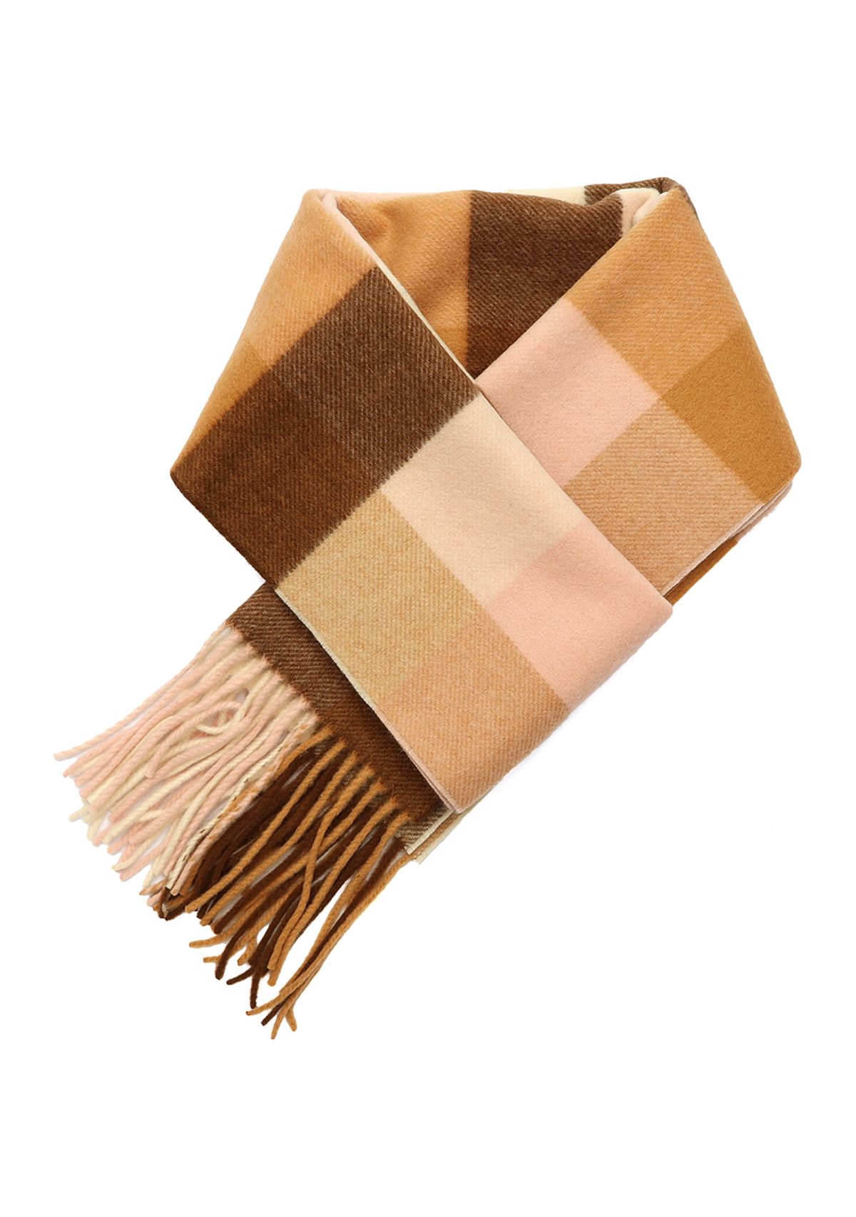 COACH Multicolored Checkered Muffler Scarf | Belk