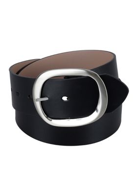 Calvin Klein Two in One Reversible Centerbar Statement Buckle Belt | Belk