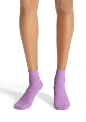 Bombas Solid Waffle Textured Lightweight Quarter Socks | belk