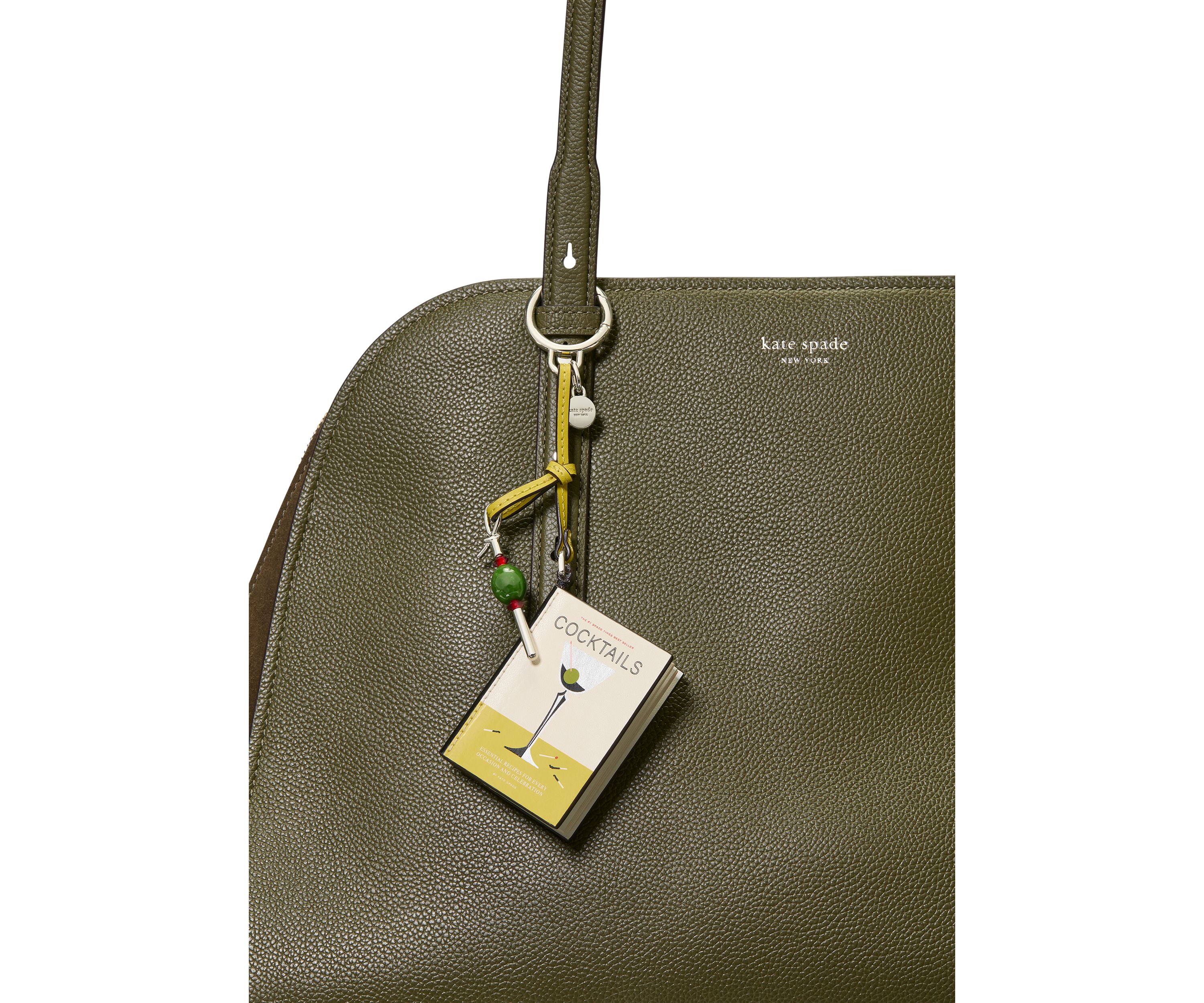 kate spade new york® Charmed Cocktail Book Bag Charm | Belk