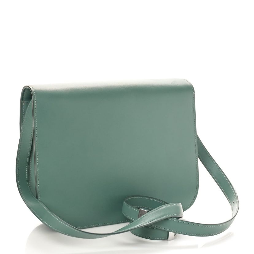 FASHIONPHILE Celine Box Calfskin Medium Classic Box Flap Bag Jade ...