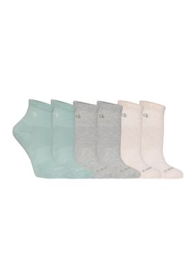 Calvin Klein Cushion High Top Quarter Socks - 3 Pack | belk