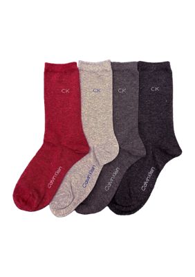 Calvin Klein 4-Pack of Sparkle Holiday Crew Socks | belk