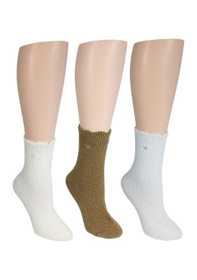 Sam Edelman Waffle Midi Boot Socks - 3 Pack | belk
