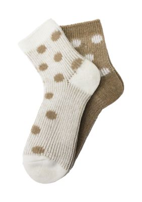 Sam Edelman Brushed Feather Dot Printed Midi Boot Socks - 2 Pack | belk