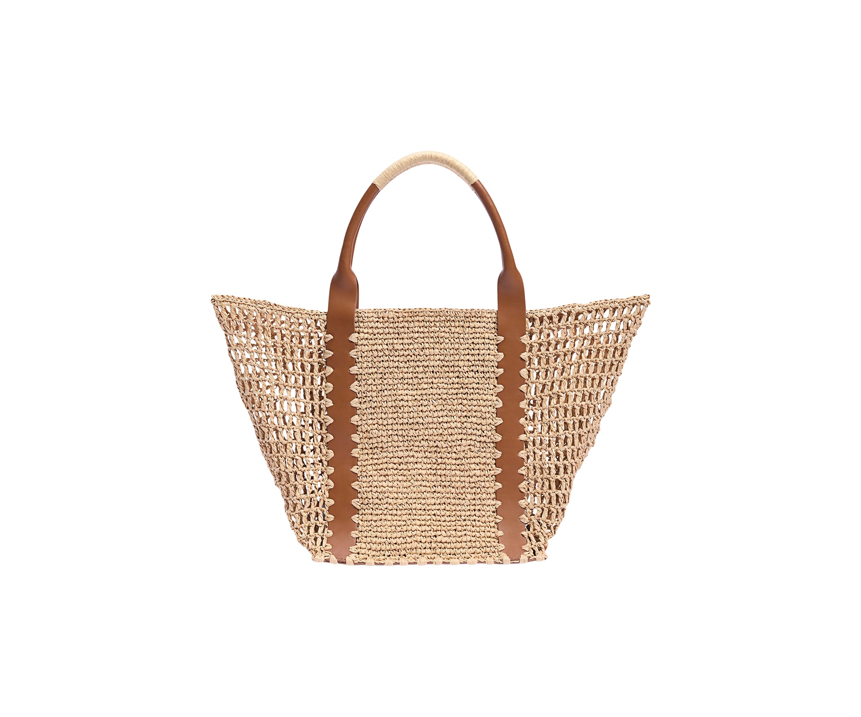 Sam Edelman Marley Raffia Collapsible Tote Bag | Belk