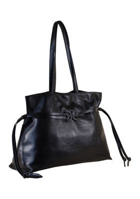 Sam Edelman Poppy Large Drawsting Smooth Leather Tote Bag | Belk