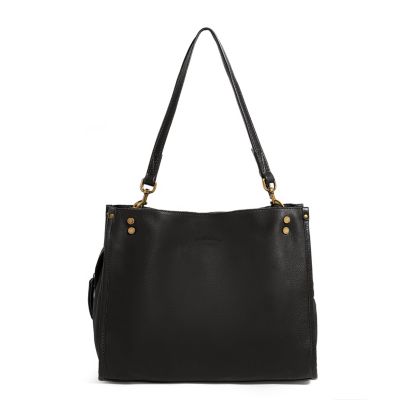 American Leather Co. Lenox Triple Entry Satchel | Belk