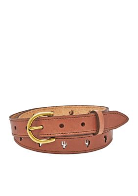 Fossil® Skinny Cactus Belt | belk