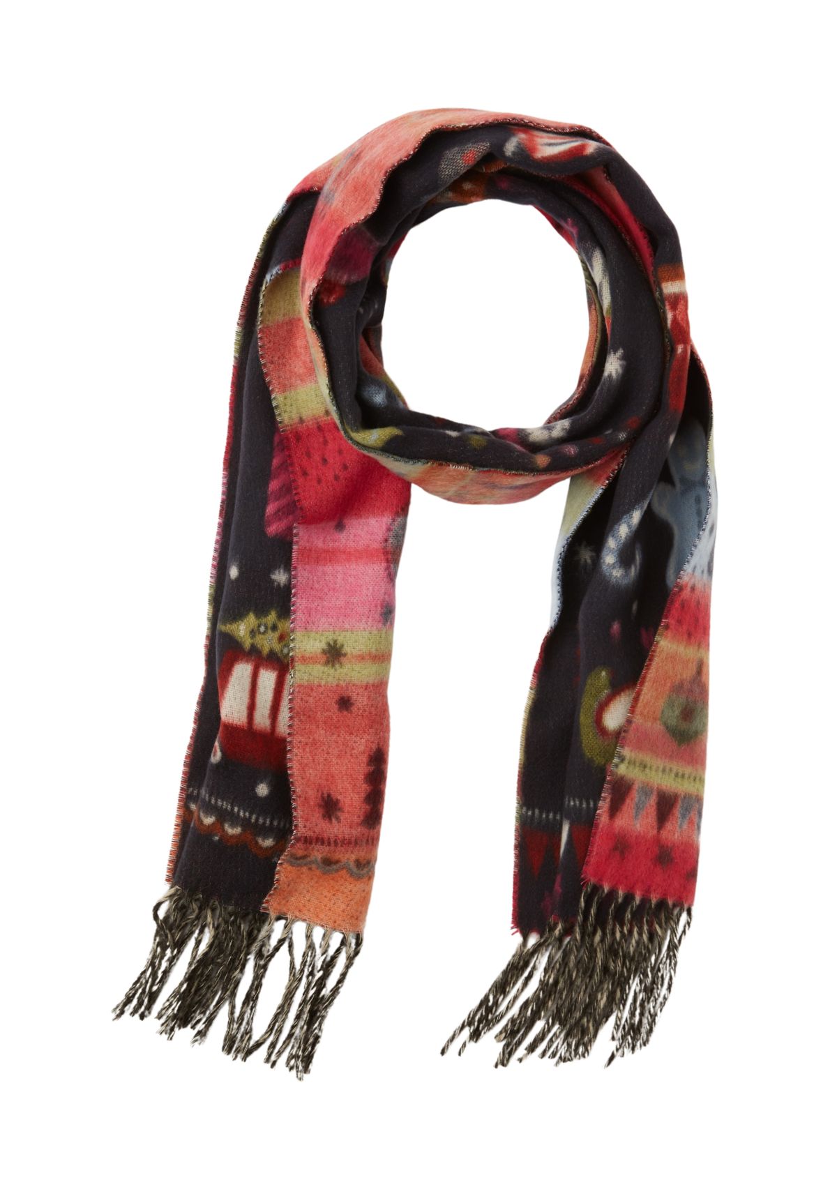 V Fraas Cashmink Christmas Scarf | Belk
