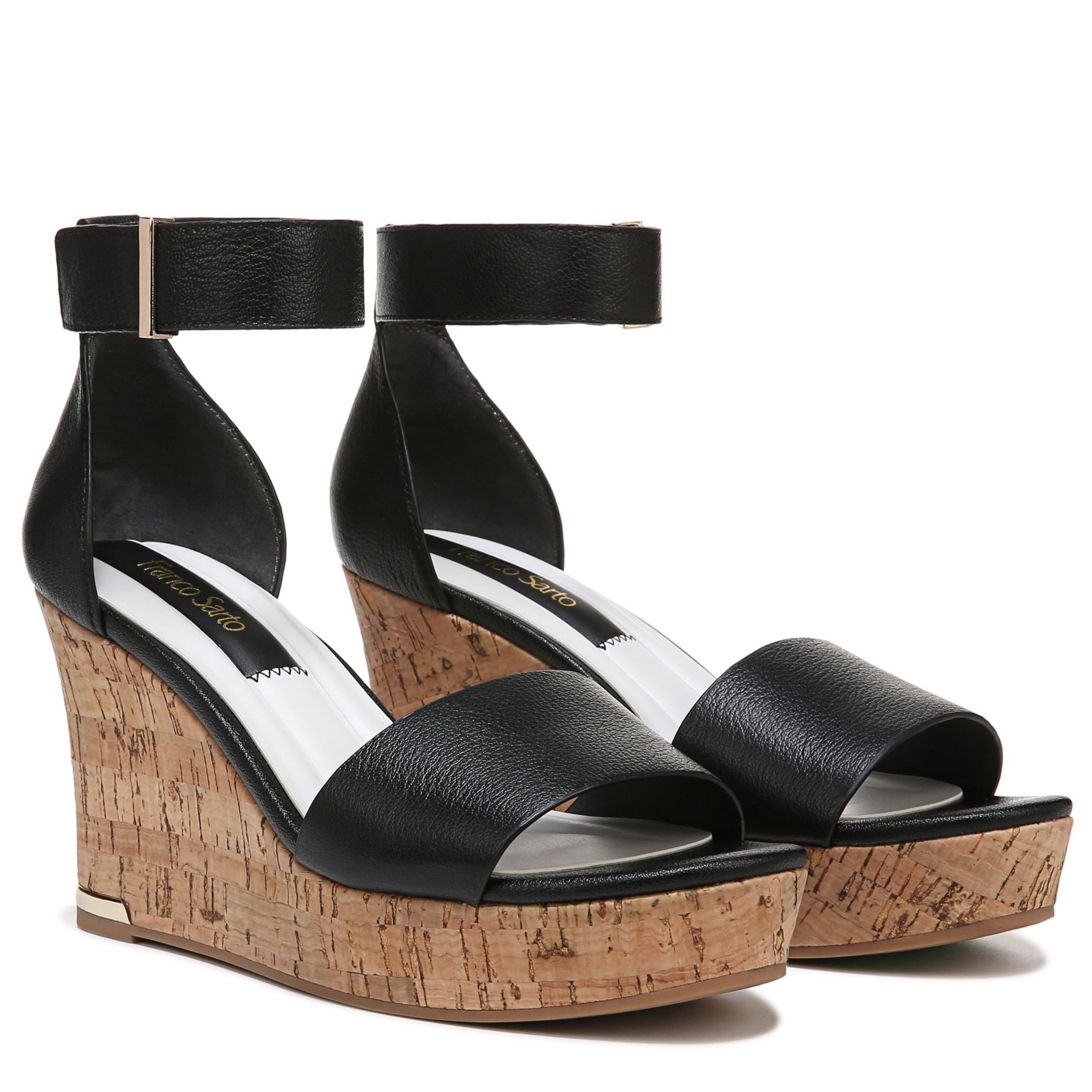 Franco Sarto Clemens Cork Wedge Sandals