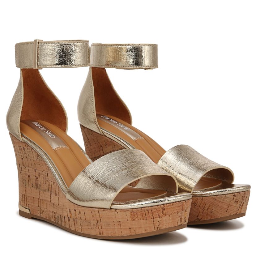 Franco Sarto Clemens Cork Wedge Sandals