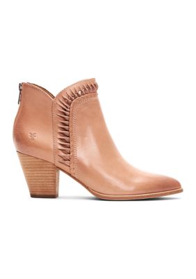 Frye Reed Feather Inside Zipper Booties | belk