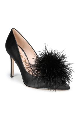 Sam Edelman Haide Feather Pom Pump | belk