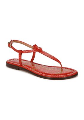 Sam Edelman Gigi Terra Thong Croco Sandals | belk