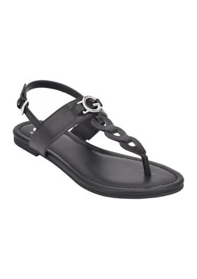 GUESS® Lustur Flat Sandals | belk
