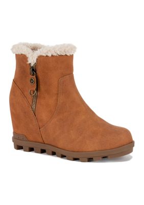 Yellow Box Corabelle Wedge Booties | belk