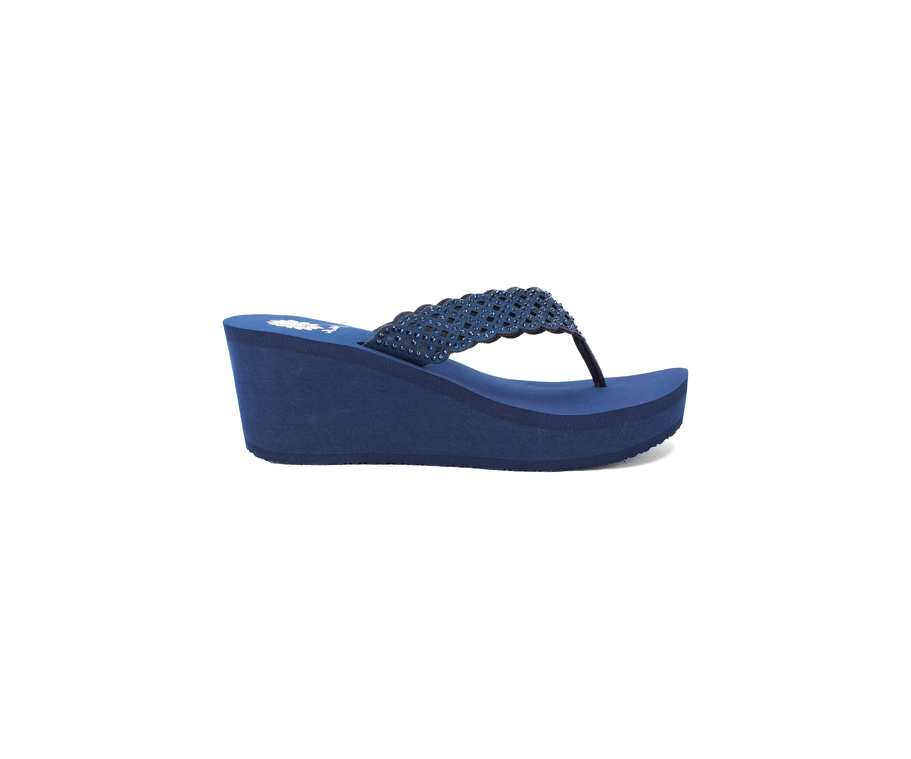 Yellow Box Dasina Thong Wedge Sandals | Belk