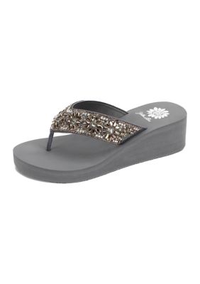Yellow Box Wayne Wedge Heeled Sandals | belk