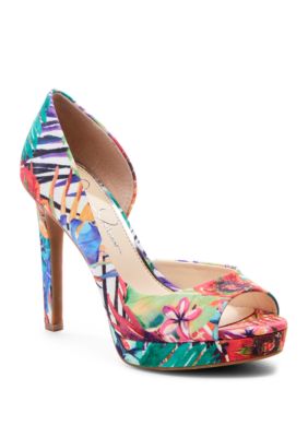 Jessica Simpson Diesta Peep Toe D'Orsay Pumps | belk