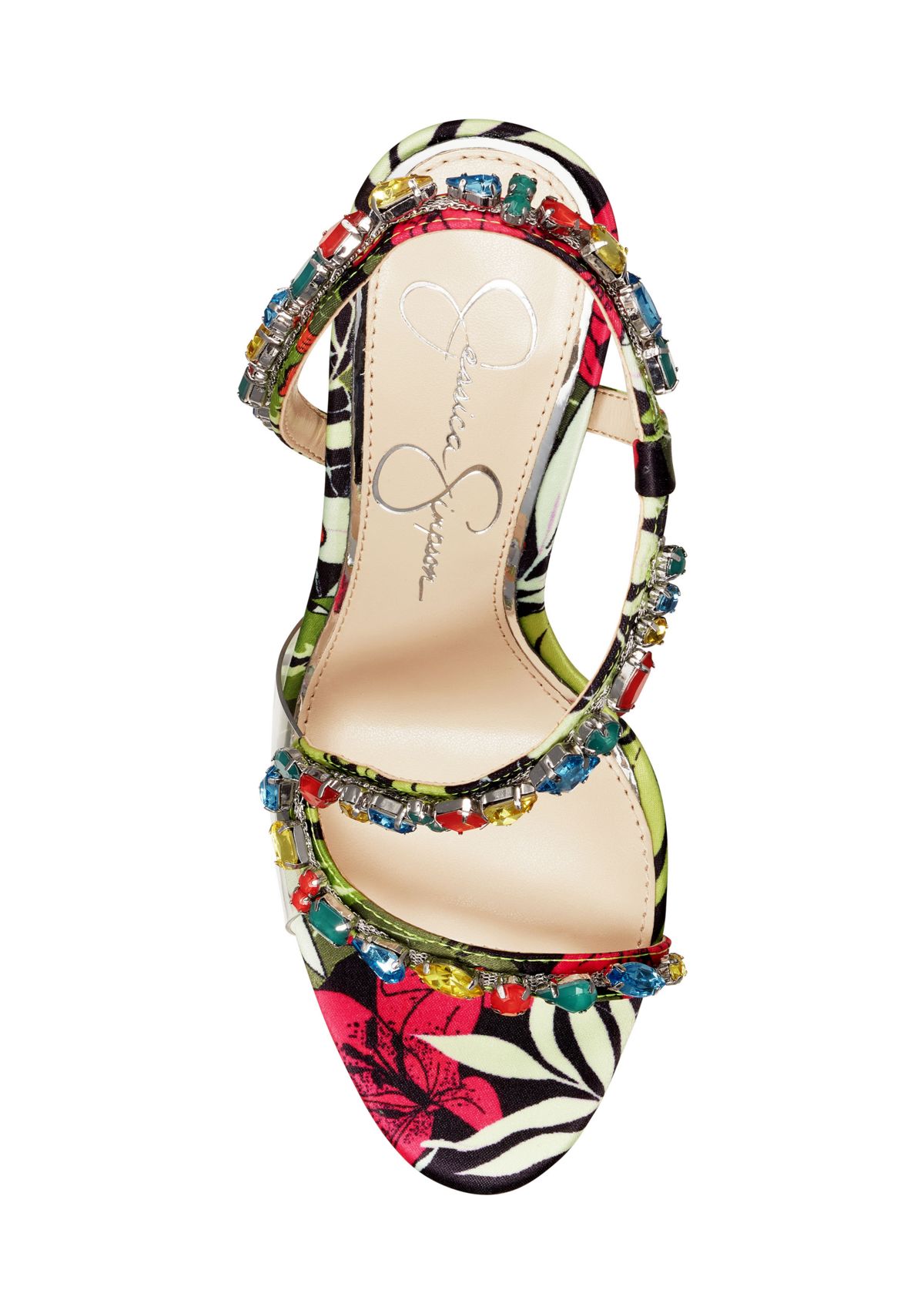 Jessica Simpson Jaycin Jewel Heeled Sandals | Belk