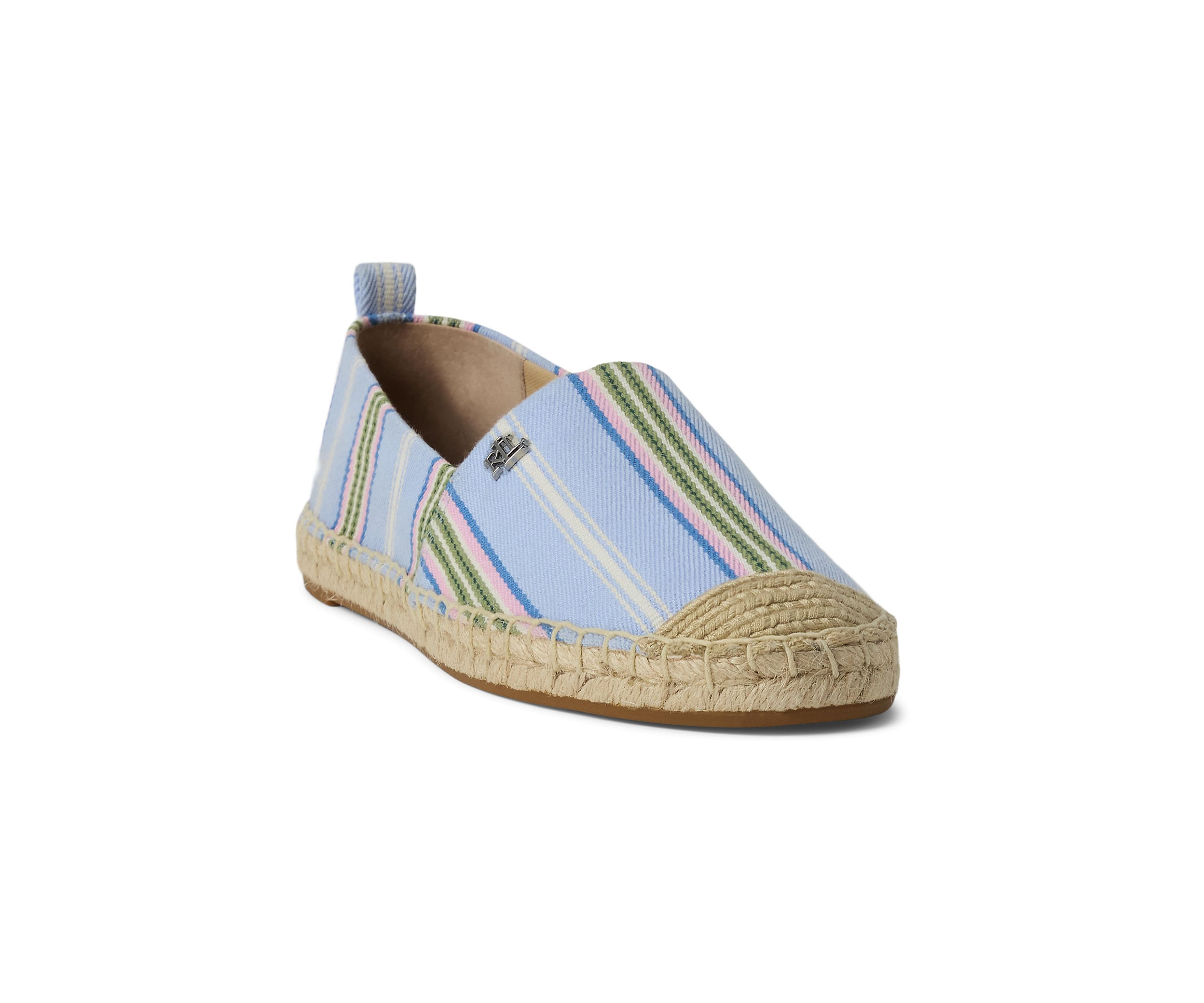 Lauren Ralph Lauren Cameryn III Striped Jacquard Espadrille Flats | Belk