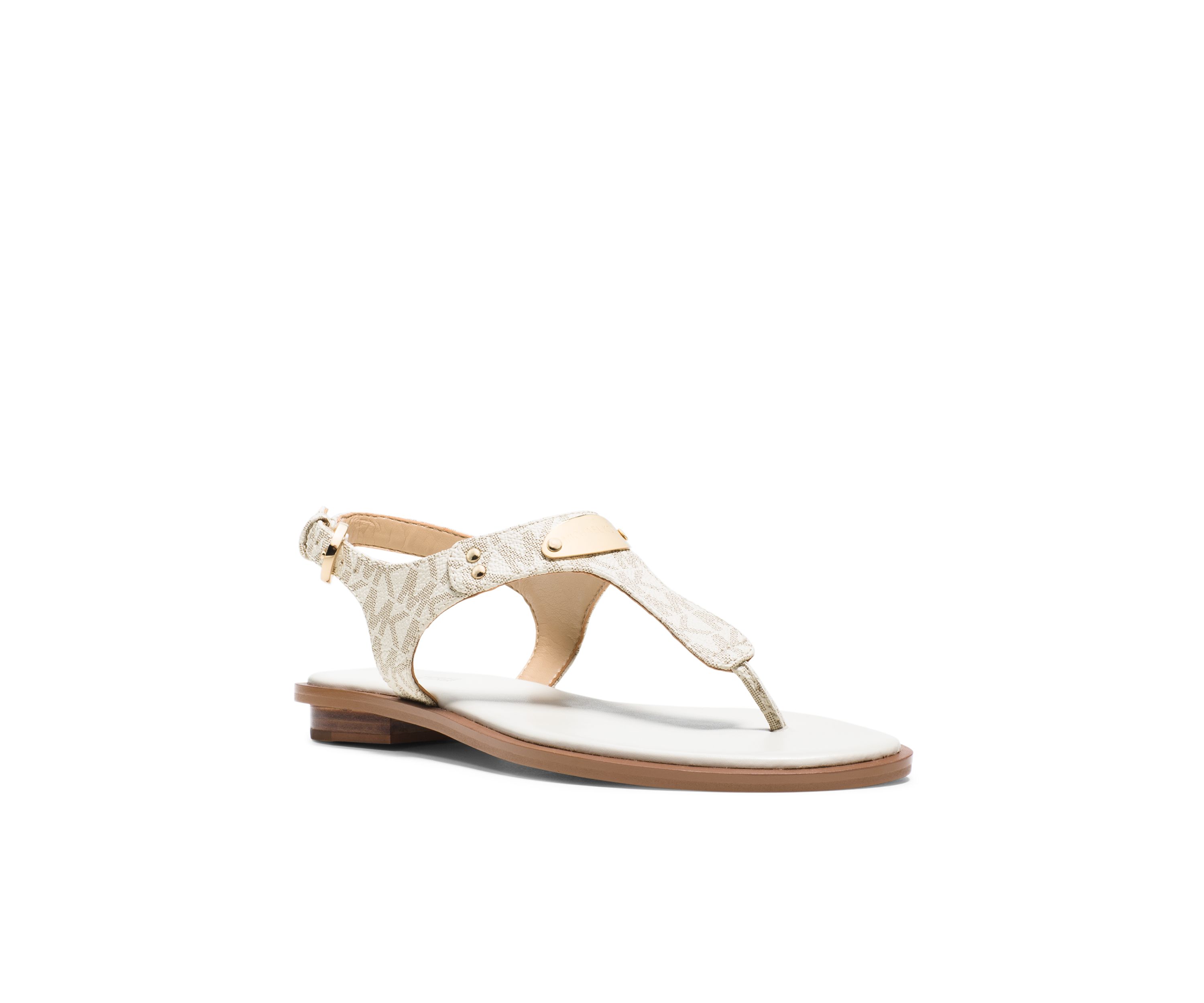 MICHAEL Michael Kors MK Plate Thong Sandals | Belk