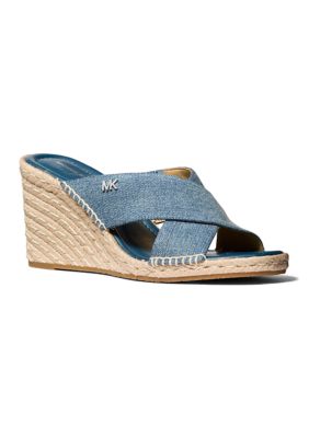 MICHAEL Michael Kors Kenzie Wedge Sandals | Belk