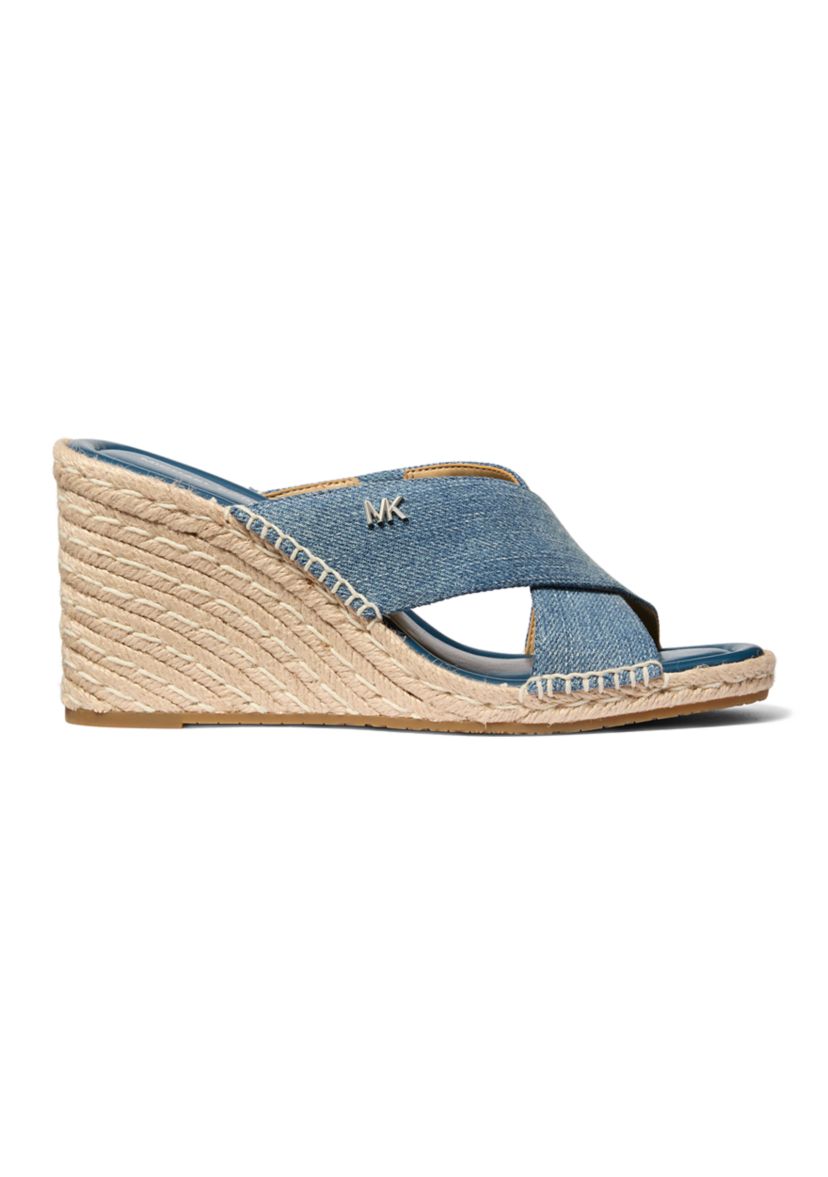 MICHAEL Michael Kors Kenzie Wedge Sandals | Belk