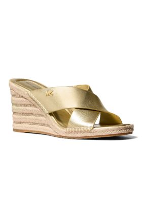 MICHAEL Michael Kors Kenzie Wedge Sandals | Belk