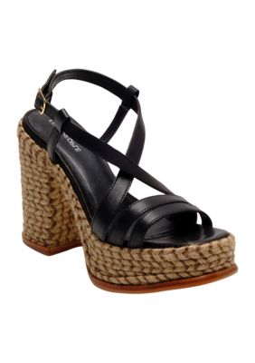 Free People Fahn Jute Platform Sandals | belk