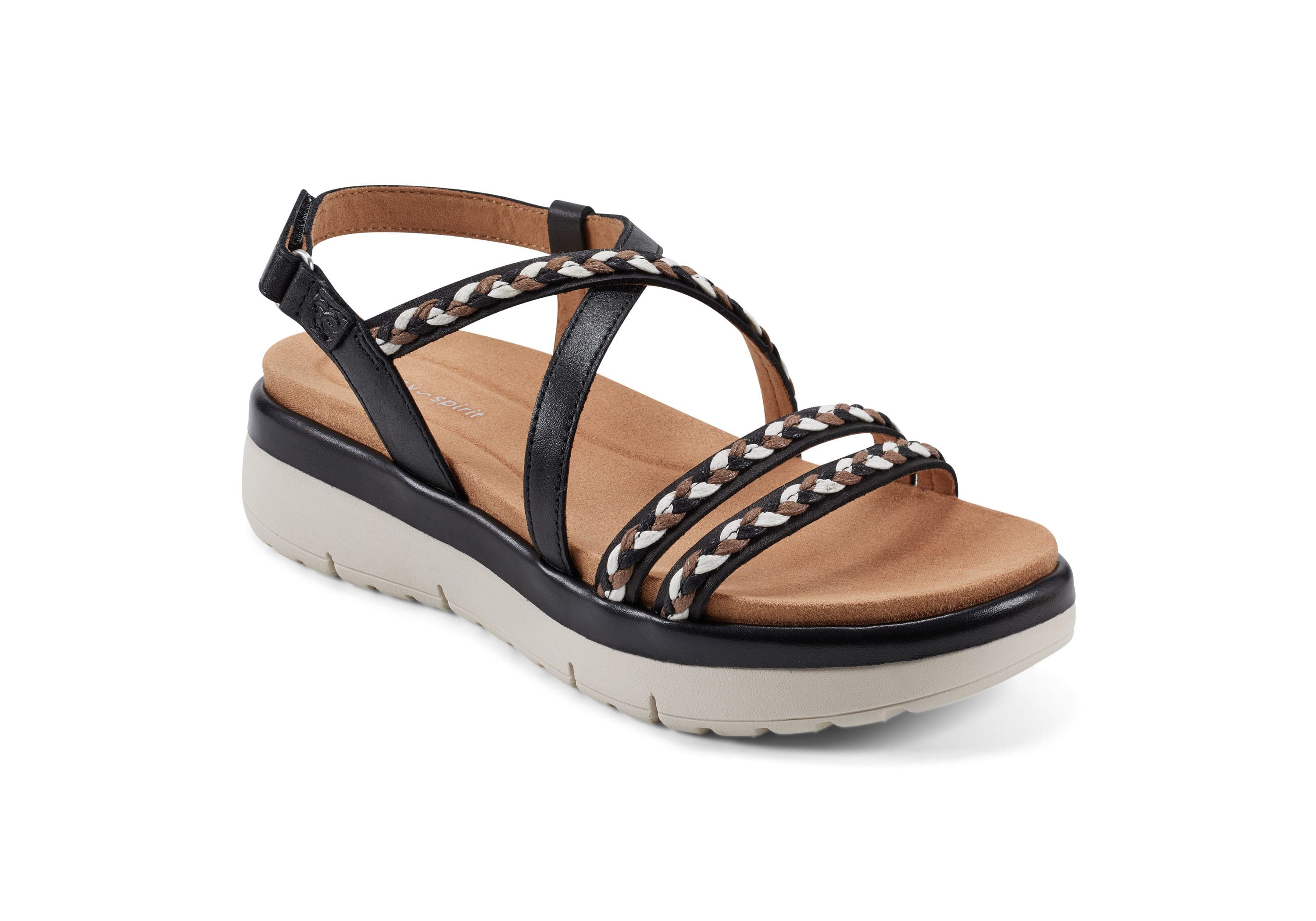 Easy Spirit Ivani Round Toe Strappy Platform Sandals | Belk