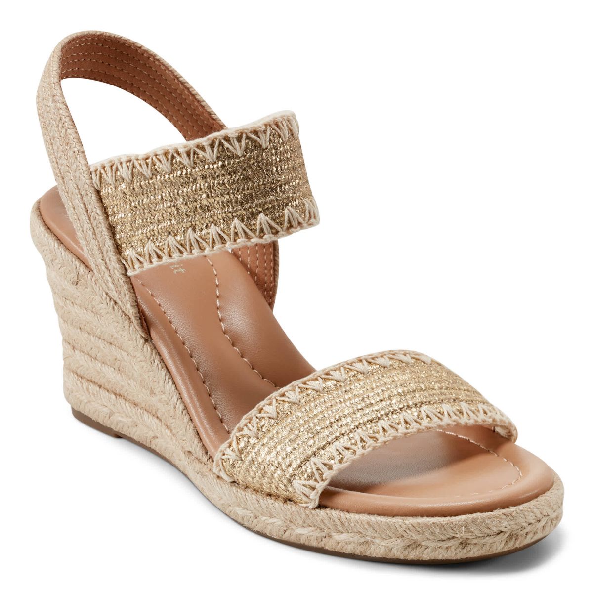 Easy Spirit Ariella Open Toe Slingback Wedge Sandals | Belk