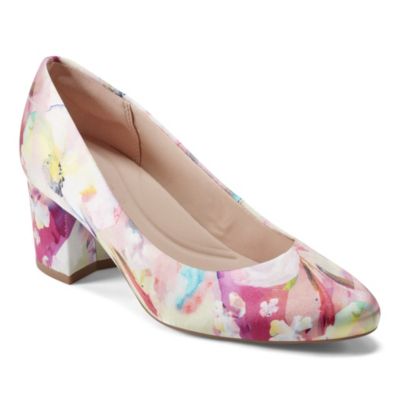 Easy Spirit Cosma eFlex Slip-on Block Heel Dress Pumps | belk