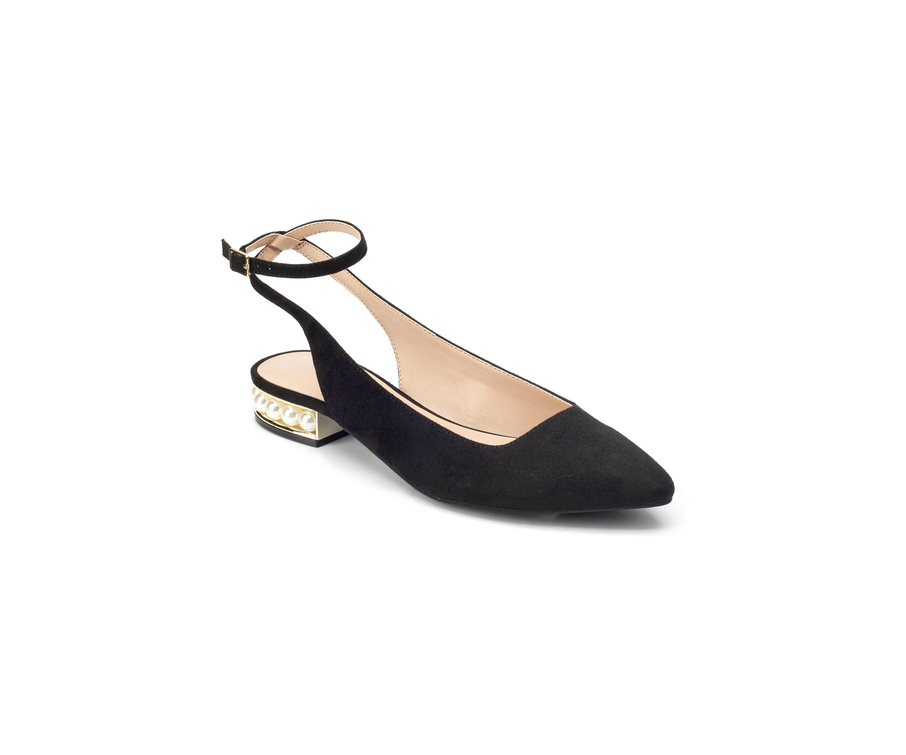 Crown & Ivy™ Eleanor Pearl Heel Sling Backs | Belk