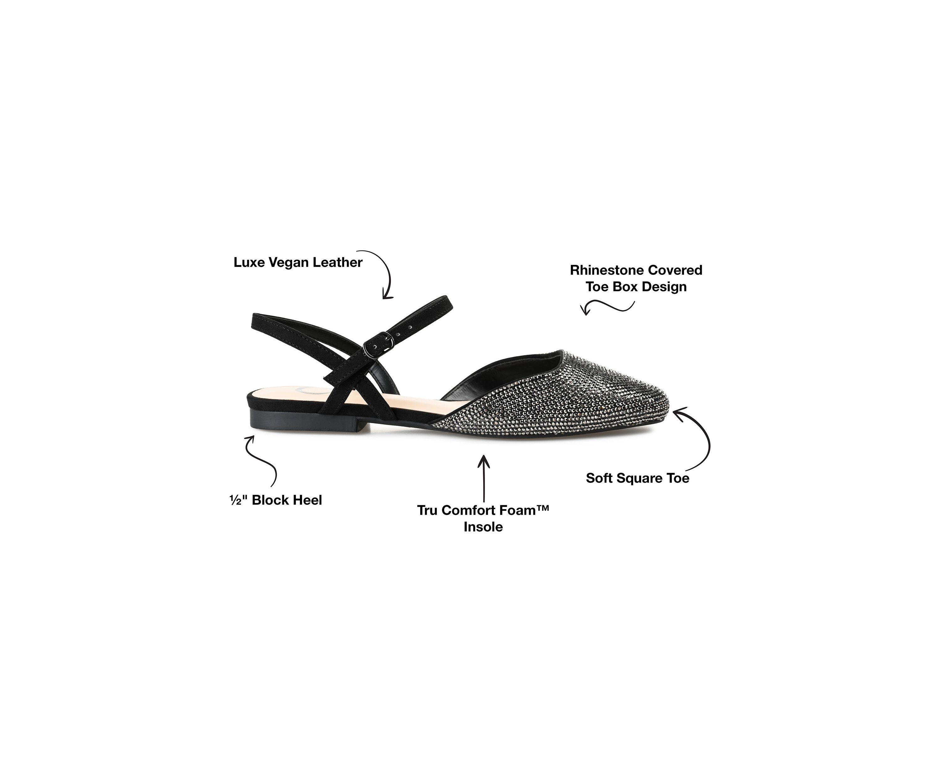 Journee Collection Nysha Flats | Belk