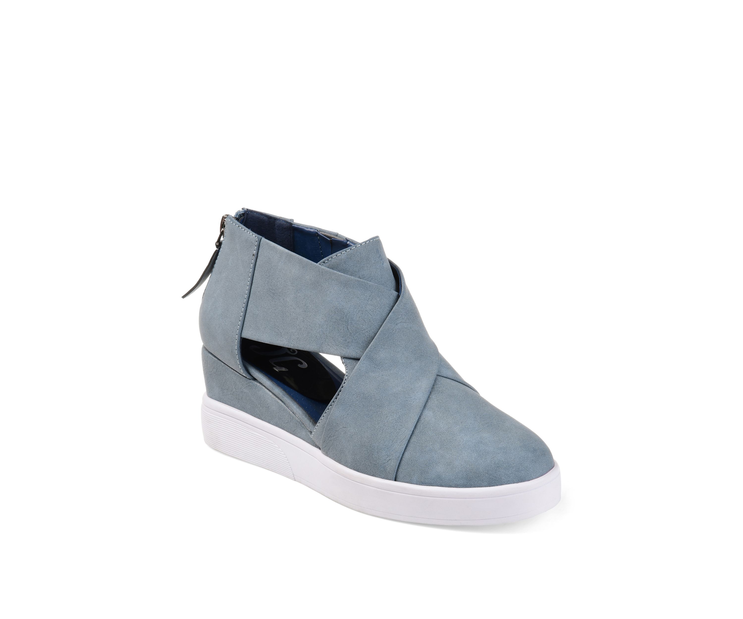 Journee Collection Seena Wedge Sneakers | Belk