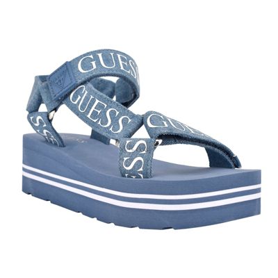 Guess Avin Strappy Logo Platform Sport Sandals | belk